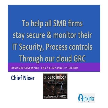 Fix nix Pitch | PDF | Cloud Computing | Internet