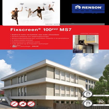 Renson - Fixscreen 100 evo ms7 | PDF