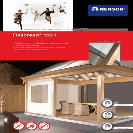 Renson - Fixscreen 150 f | PDF