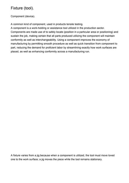 Fixture Designing | PPT