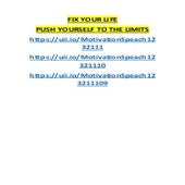 Fix your life | PDF