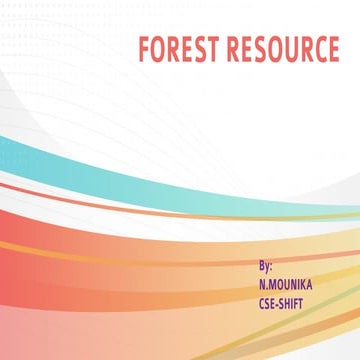 Forest Resources environmental studies.pptx