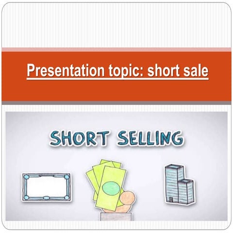 Short Selling | PPTX
