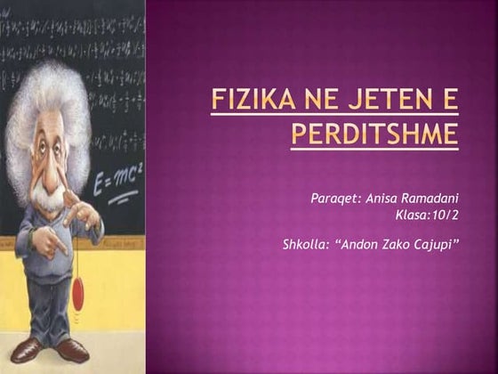 Tema:Forca dhe levizja ne jeten e perditshme | PPTX