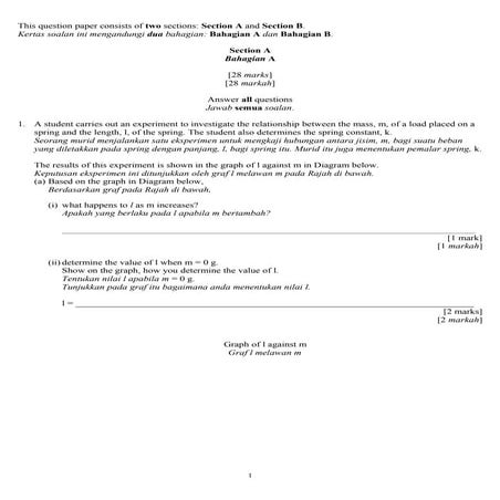 paper 3 physics form 4 | DOC