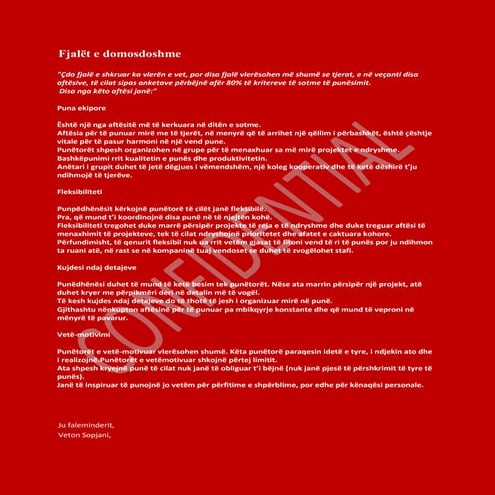 Fjalët e domosdoshme | PDF