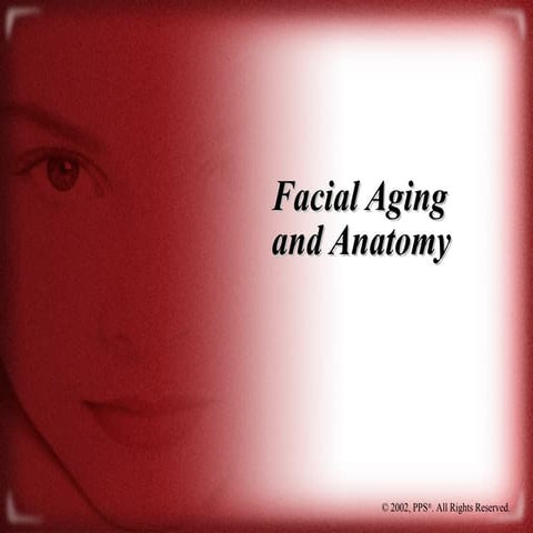 Facial Aging Process and Anatomy | PPT
