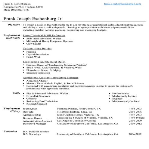 Engineer Profile | PDF