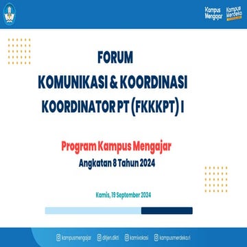 Fkk koordinator km 8 tahun 2024 yang dikaksanakan | PDF