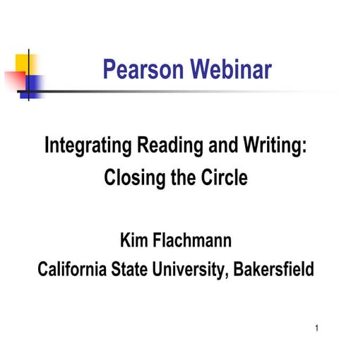 Flachmann pearson-reading-writing-webinar | PPT
