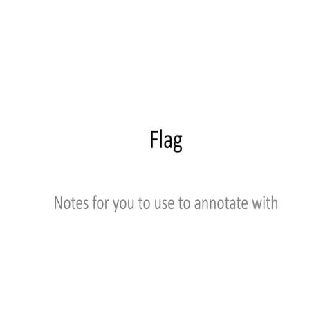 Flag revision information | PPTX