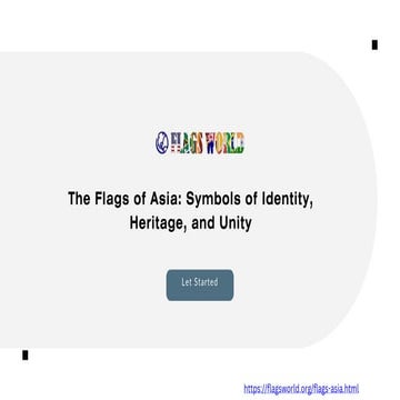 The Flags of Asia: Symbols of Identity, | PPTX