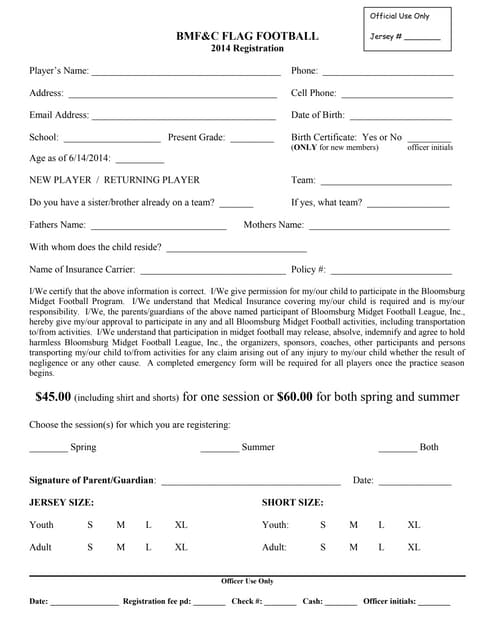 Membership form | PDF