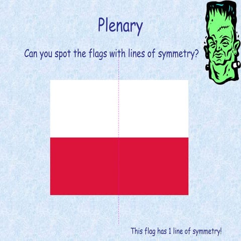 Flags lines of_symmetry | PPT