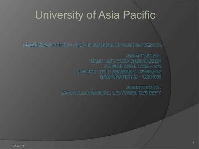 program status word | PPTX