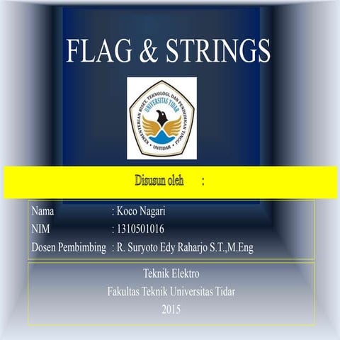Flag & strings | PPTX