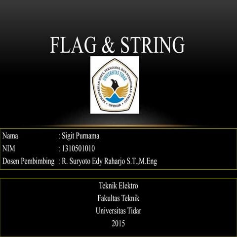 Flag & strings | PPTX