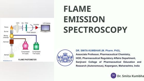 FLAME EMISSION SPECTROSCOPY | PPTX | Chemistry | Science