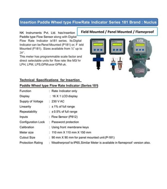 Site Glass Flow Gauge | PDF