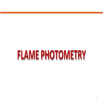 flame photometry instrumental analysis seven | PPTX