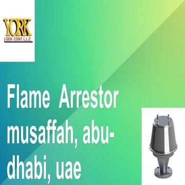 Flame arrestor | PDF