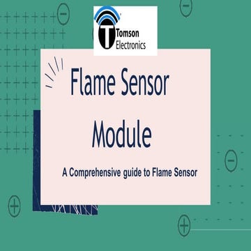 Flame Sensor Module – Infrared Fire Detection Sensor for Arduino by ...