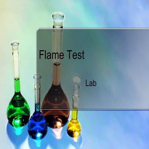 Flametest | PPT