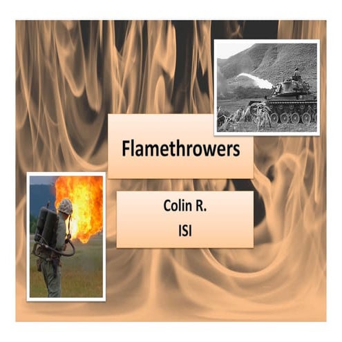 Flamethrower I.S.I. | PDF