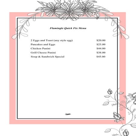 Flamnigle Drinks Menu | PDF