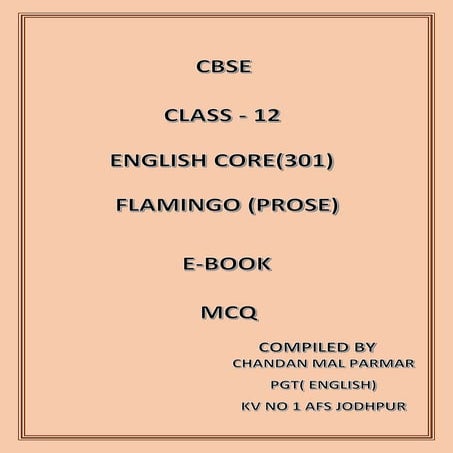 FLAMINGO(PROSE) M.C.Q.pdf