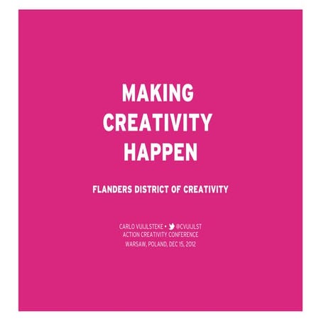 Making Creativity Happen | PDF