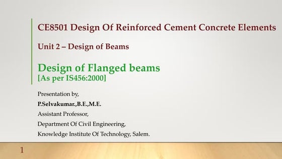 Singly reinforced beam design | PPTX | Civil Engineering Industry ...