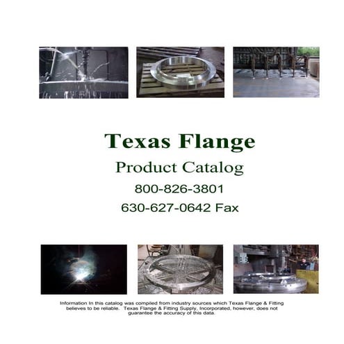 Flanges catalog | PDF
