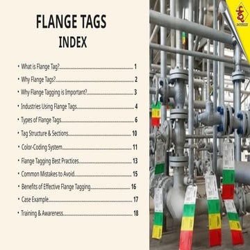 Flange Tags - Smart Solutions for Safe Valve & Pipeline Management | PPTX