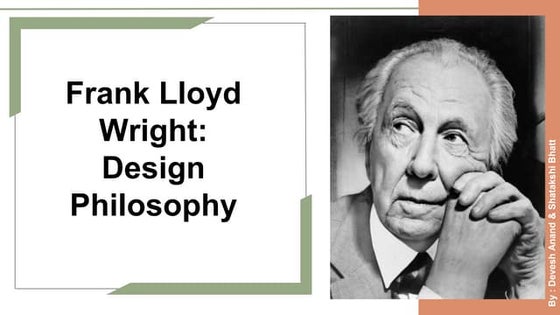 Frank lloyd wright | PPTX