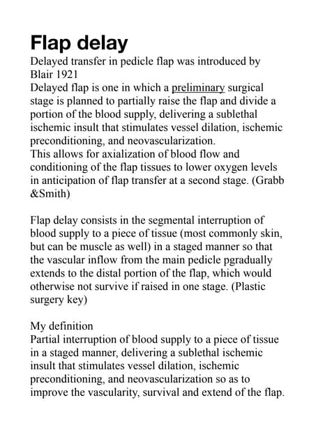 V-Y Advancement flap - for Fingertip amputations | PPTX | Death, Injury ...