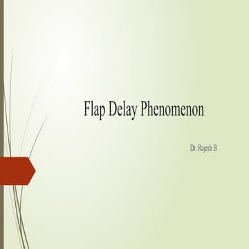 Flap Delay- types, pathophysiology, classification | PPTX