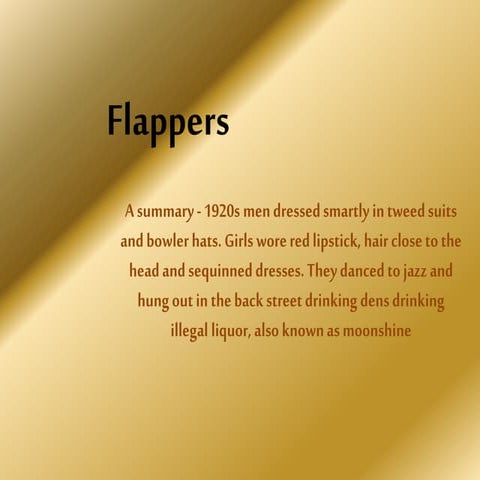 Flappers | PPT