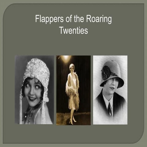 Flappers in the 1920's | PDF