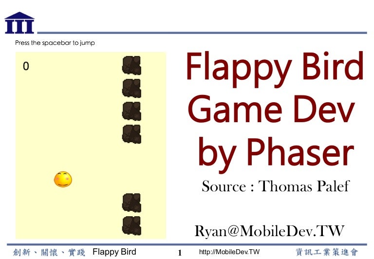 Flappy Bird Game Dev by Phaser Framework