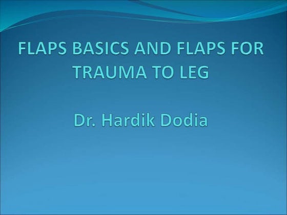 V-Y Advancement flap - for Fingertip amputations | PPTX | Death, Injury ...