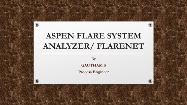 Module 6 - Subflowsheet | PDF