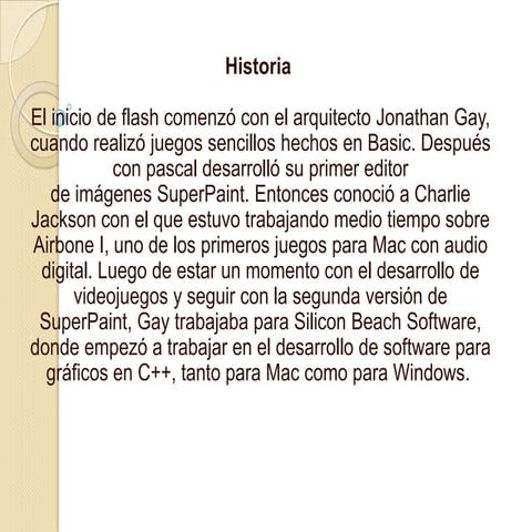 Adobe flash (historia y versiones) | PPSX