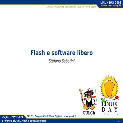 Flash e software libero | PDF