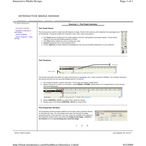 Flash 5 interface 2 | PDF