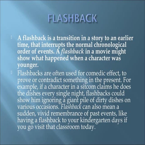 Flashback | PPT