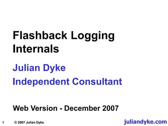 1 Oracle Flashback study related with recyclebin.ppt