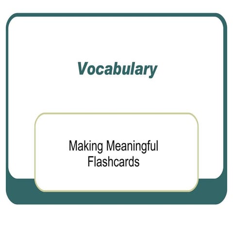 Flashcards | PPT