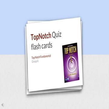 Flash cards | PPT