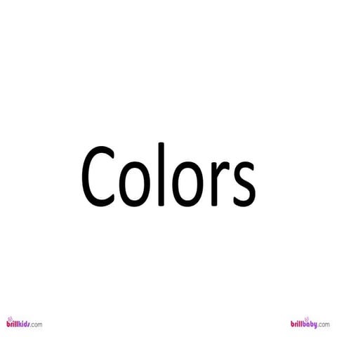 Colours | PPT
